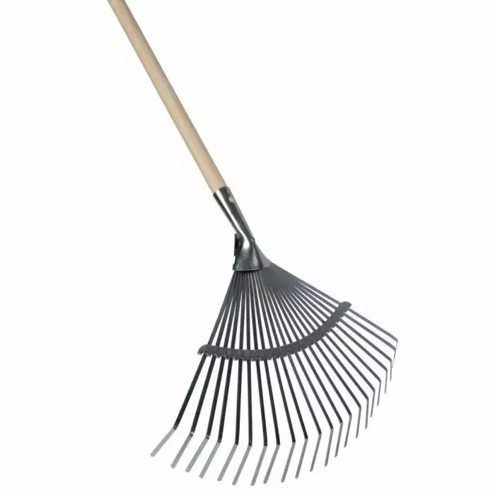 Gazonhark verzinkt platte tanden 150cm steel - Tuincentrum van Ee ...